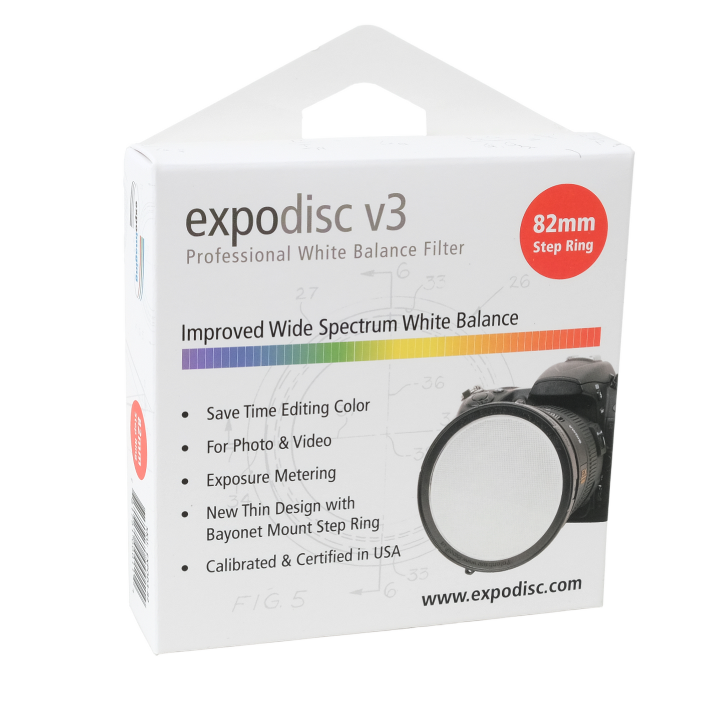 ExpoDisc V3 Professional White Balance Filter - 82mm — grafipress